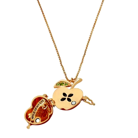 Betsey Johnson | Jewelry | Betsey Johnson Gold Tone Back To School Red ...